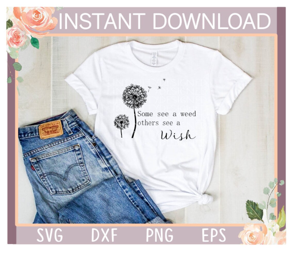 Wish svgwishes svgDandelion svgmake a wish svgsvgsvg | Etsy