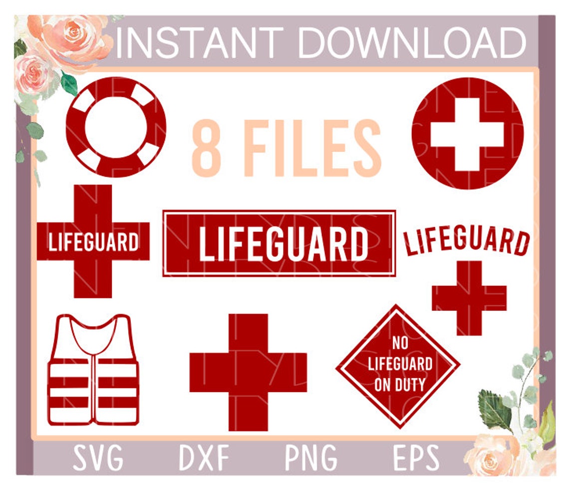 Lifeguard svglifeguard printableslifeguardlifeguard | Etsy