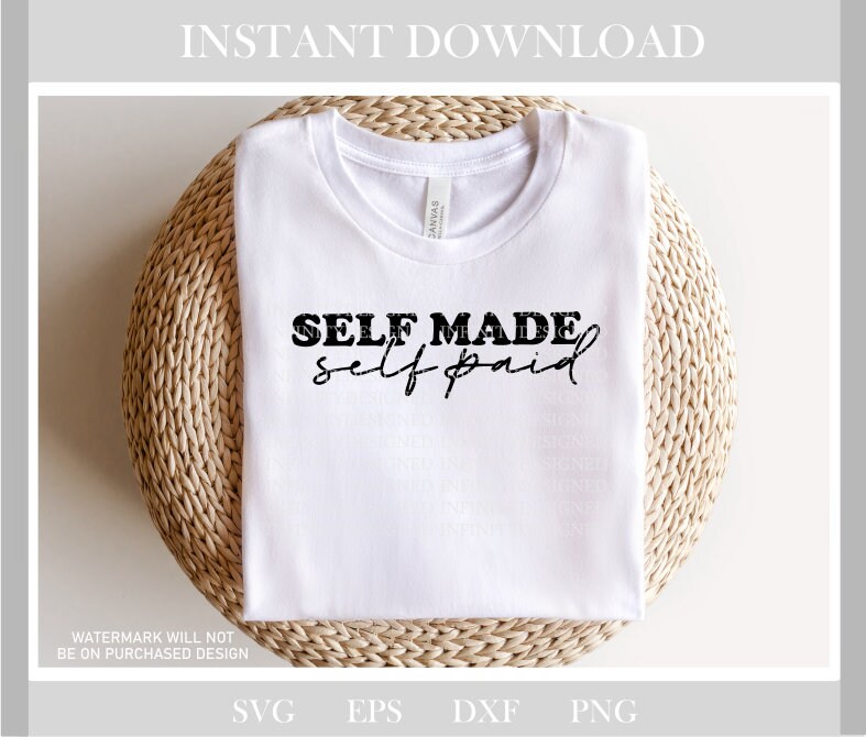 Self Made Svgself Made Pngself Made - Etsy