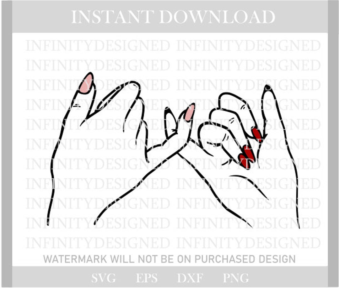 Pinky Swear Svg,pinky Swear Png,pinky Swear Sublimation, Best Friend Svg,best Frend Png,best ...