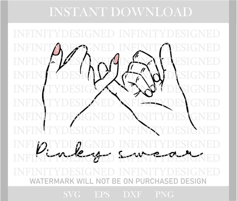 Pinky Swear Svg Pinky Swear Pngpinky Promise Svgpinky - Etsy