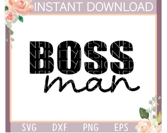 Boss Man Svg - Etsy