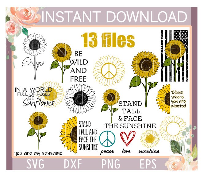 Flower Svg,bloom Svg,summer Svg,autumn Svg,garden Svg,svg,svg Files,svg ...