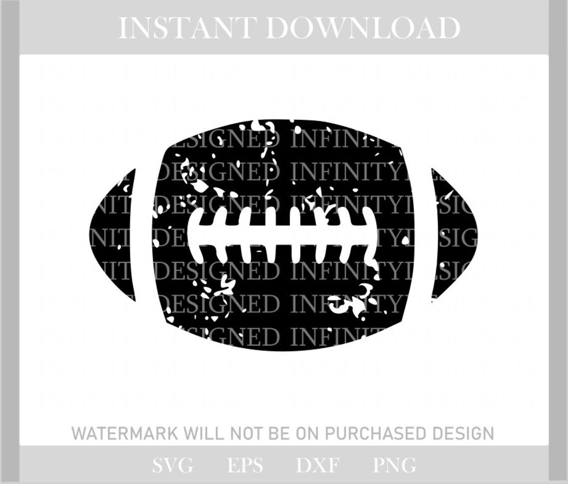 Football Svg,football Printables,sports Svg,distressed Football Svg ...
