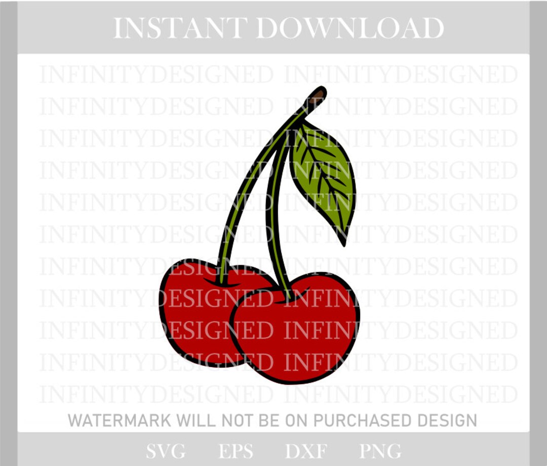 Cherry Svg,cherry Png,cherry Sublimation,cherry Printable,fruit Svg ...