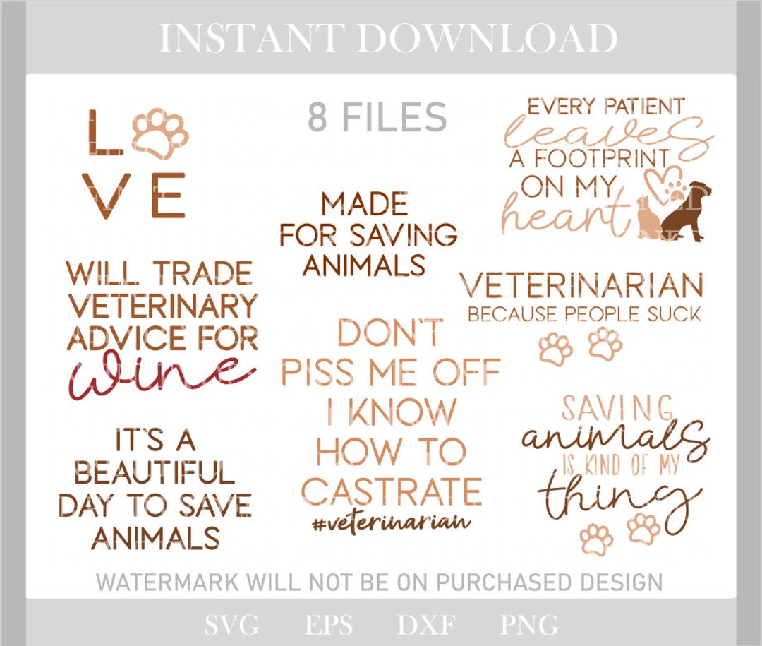 Vet Svg Bundle,veterinary Svg,veterinarian Svg,veterinarian Svg Bundle ...