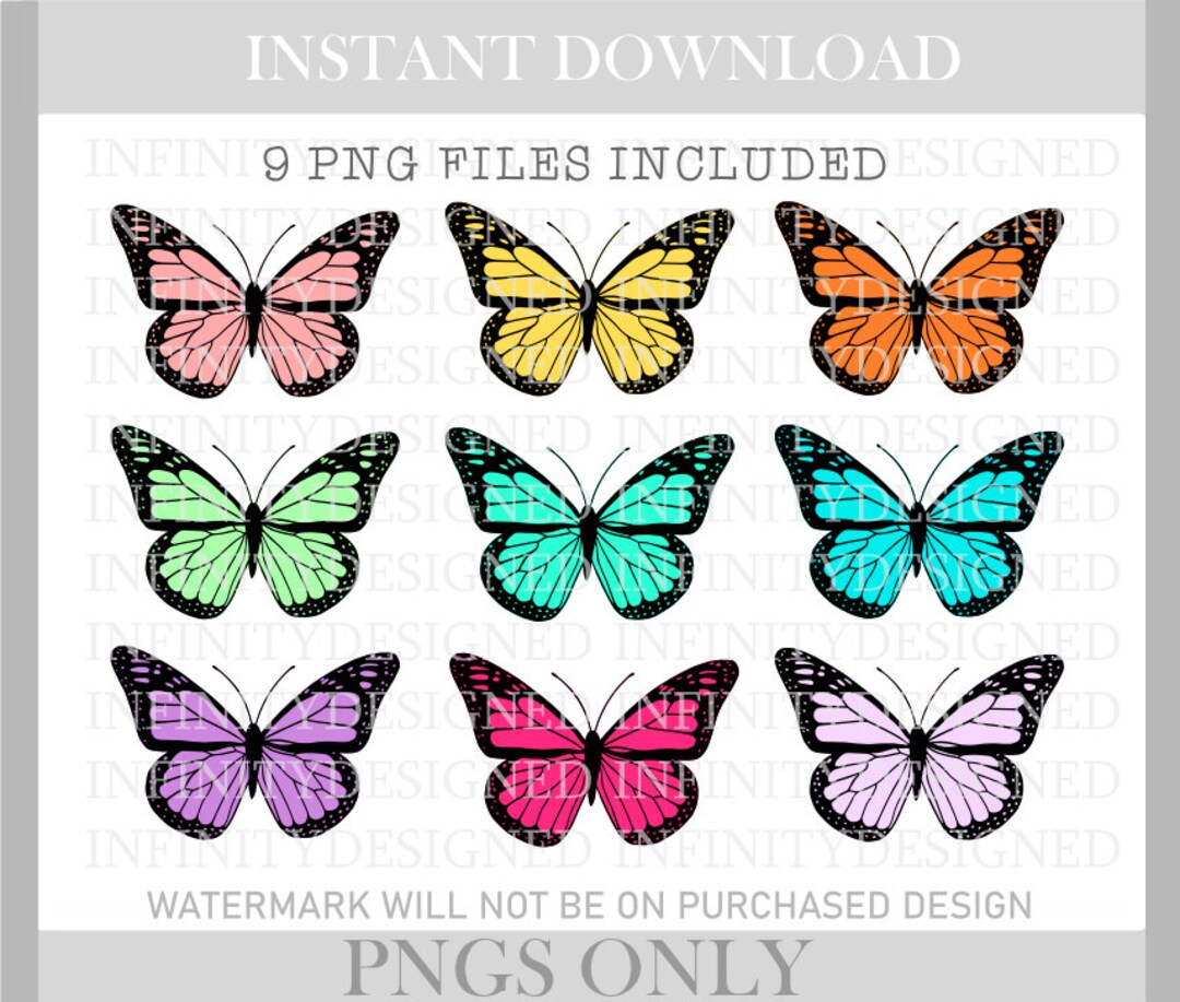 Butterfly Png, Butterfly Sublimation,sublimation,butterfly Printable ...