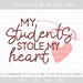 Teacher Svg, Teacher Dxf,valentines Day Svg,valentines Svg,love Svg ...