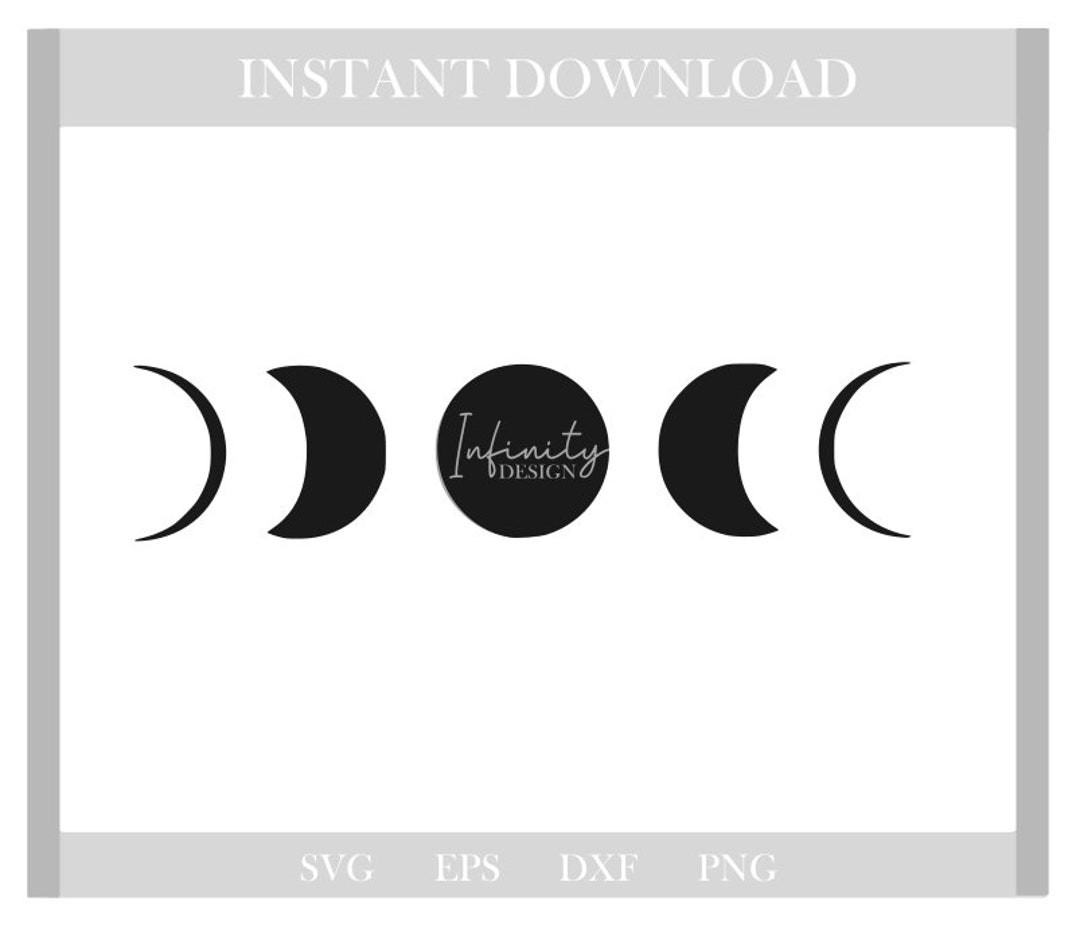 Lua svg, floral svg, flor svg, rosa svg, bruxa svg, lua imprimível ...