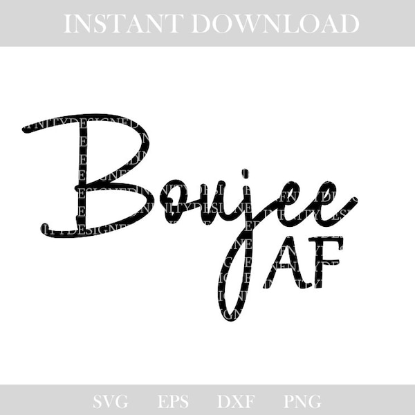Boujee Svg - Etsy