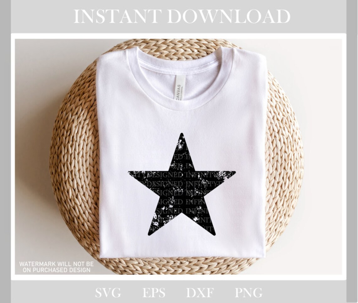 Star Svgstar Printablesdistressed Star Svgdistressed - Etsy