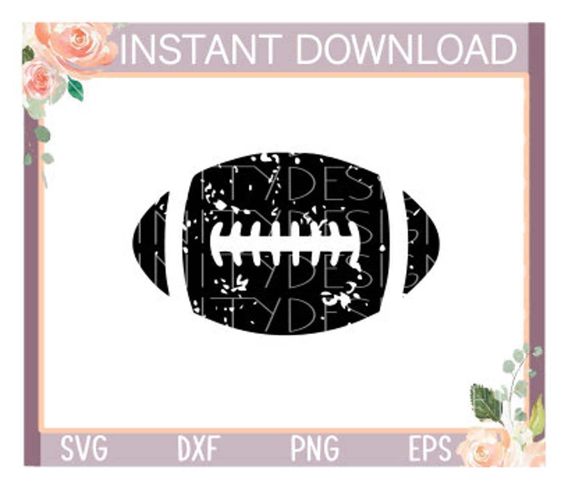 Football Svgfootball Printablessports Svgdistressed - Etsy