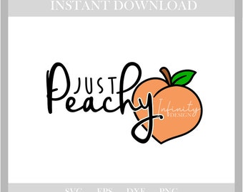 Just Peachy Svg | Etsy