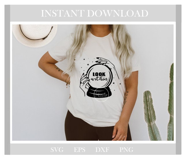 Witch Svg,crytals Svg,healing Svg,crystal Ball Svg,witchy Woman Svg,svg ...