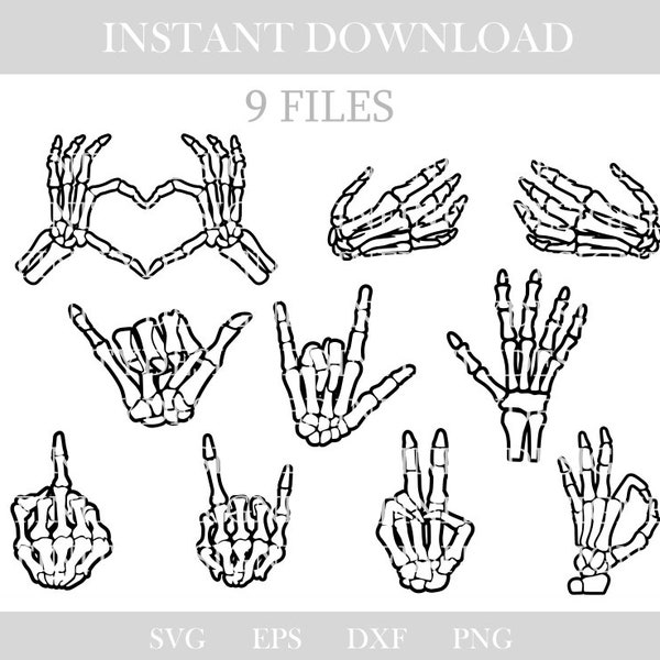 Skeleton Hand - Etsy