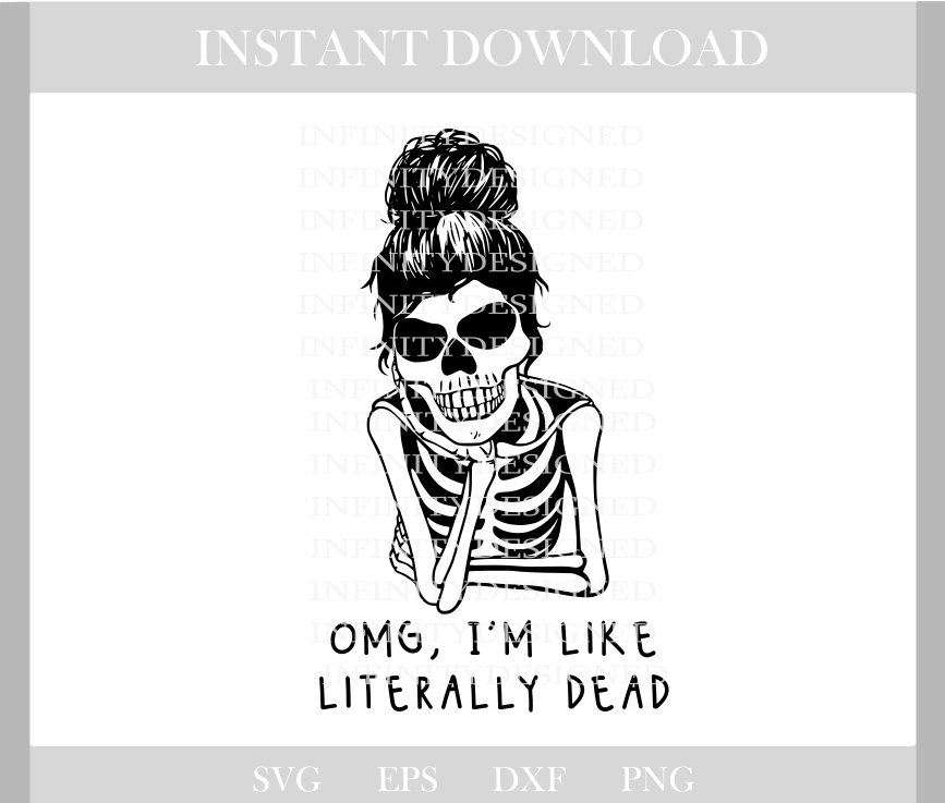 Skeleton Svgskeleton Printablehalloween Svgscull | Etsy