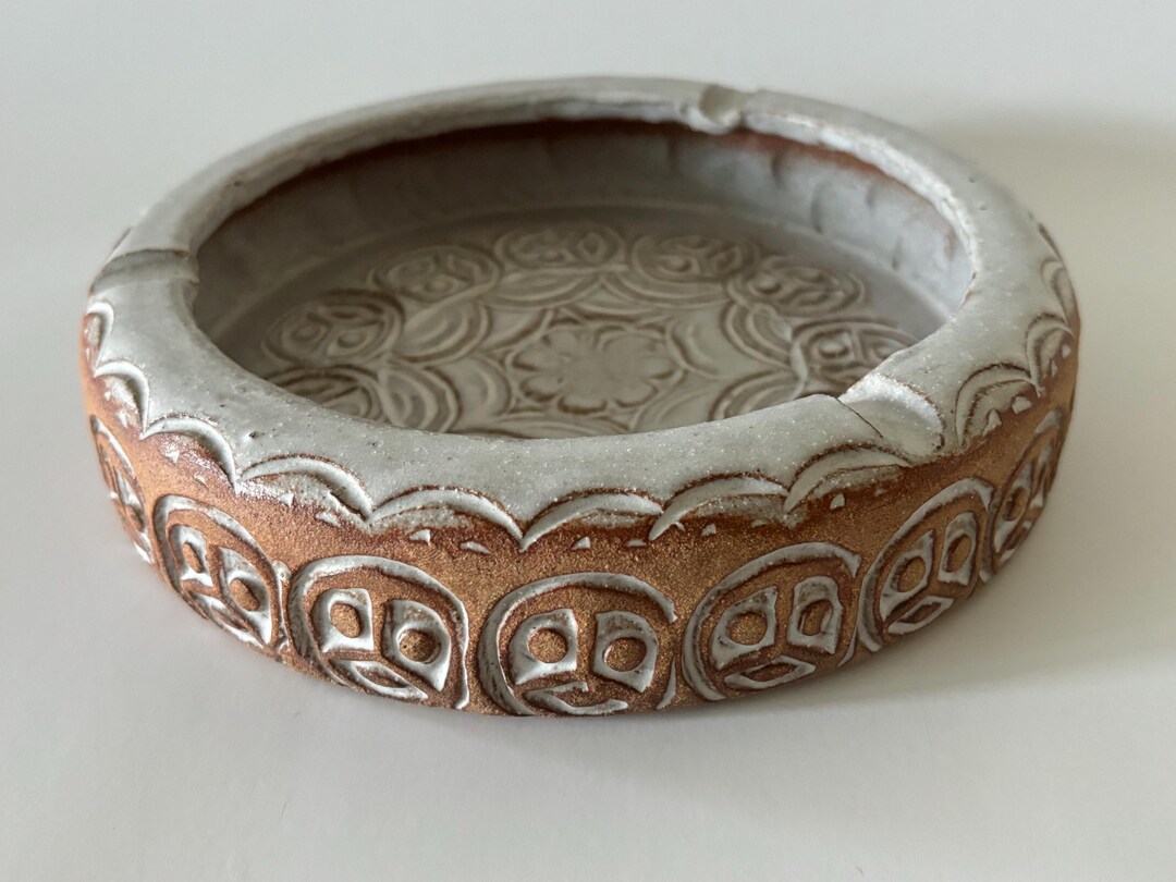 Hal Lasky Los Artesanos Puerto Rican Studio Pottery Ashtray Mid Century ...