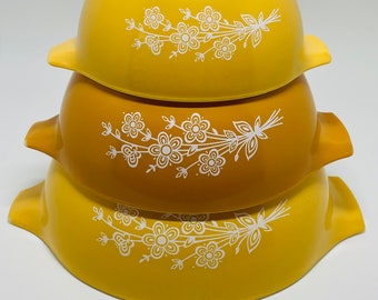 Pyrex Butterfly Gold 441 - Etsy