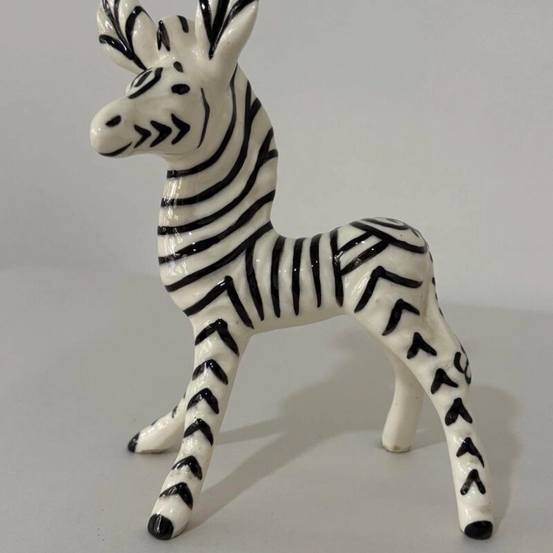 Ceramic Zebra Figurine - Etsy