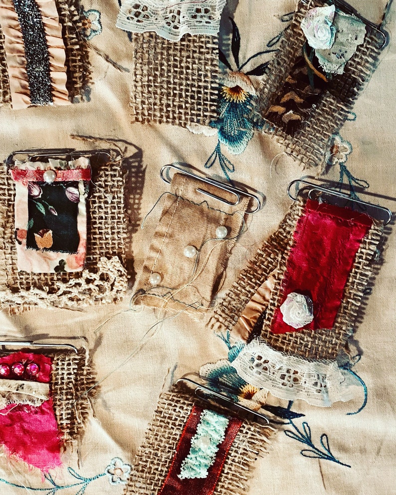 Altered Hidden Paperclips Paper Clip Vintage Mixed Media - Etsy