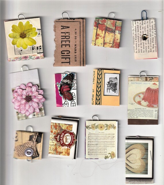 Altered Hidden Paperclips Paper Clip Vintage Mixed Media | Etsy