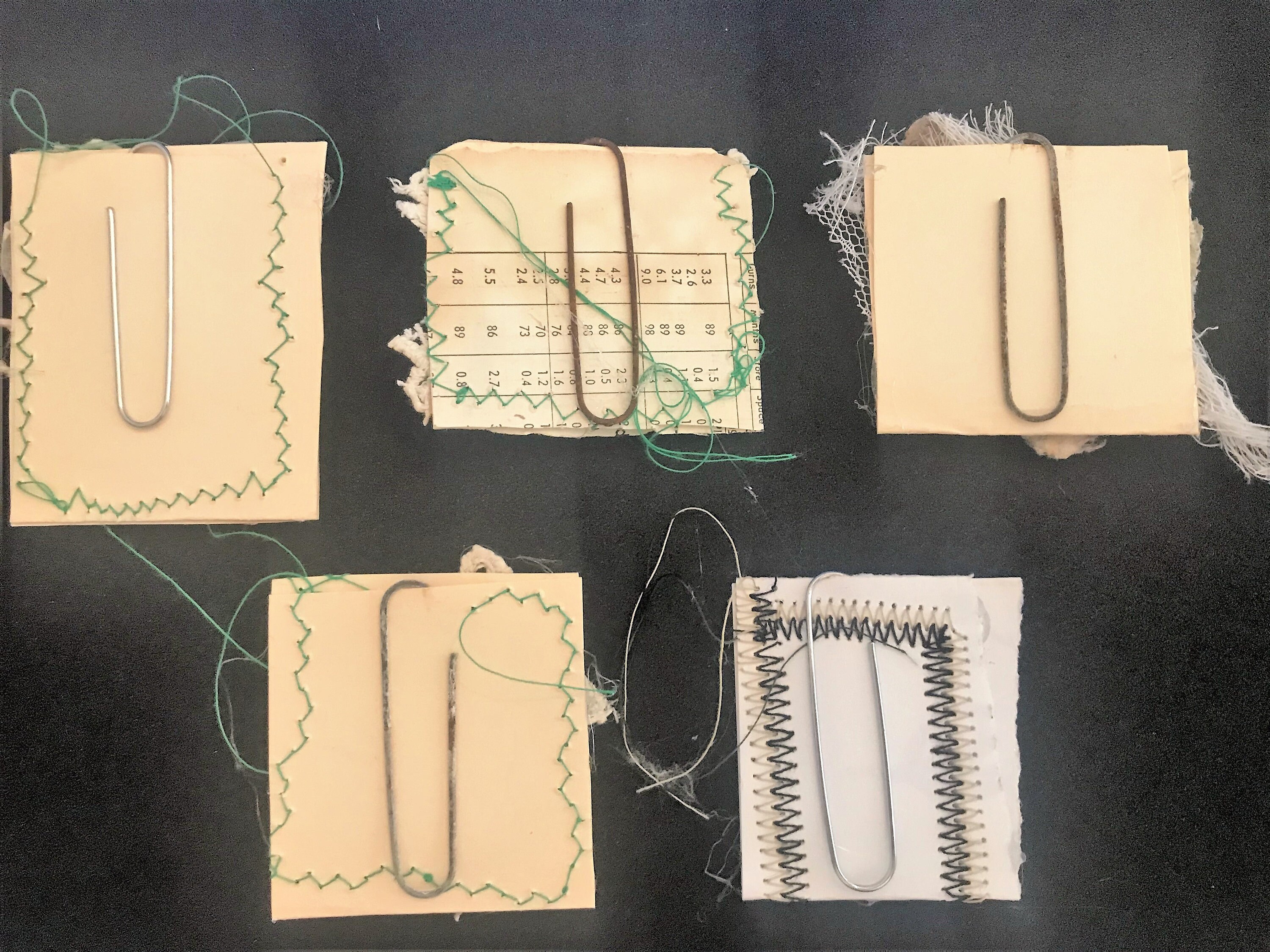 Altered Hidden Paperclips Paper Clip Vintage Mixed Media - Etsy