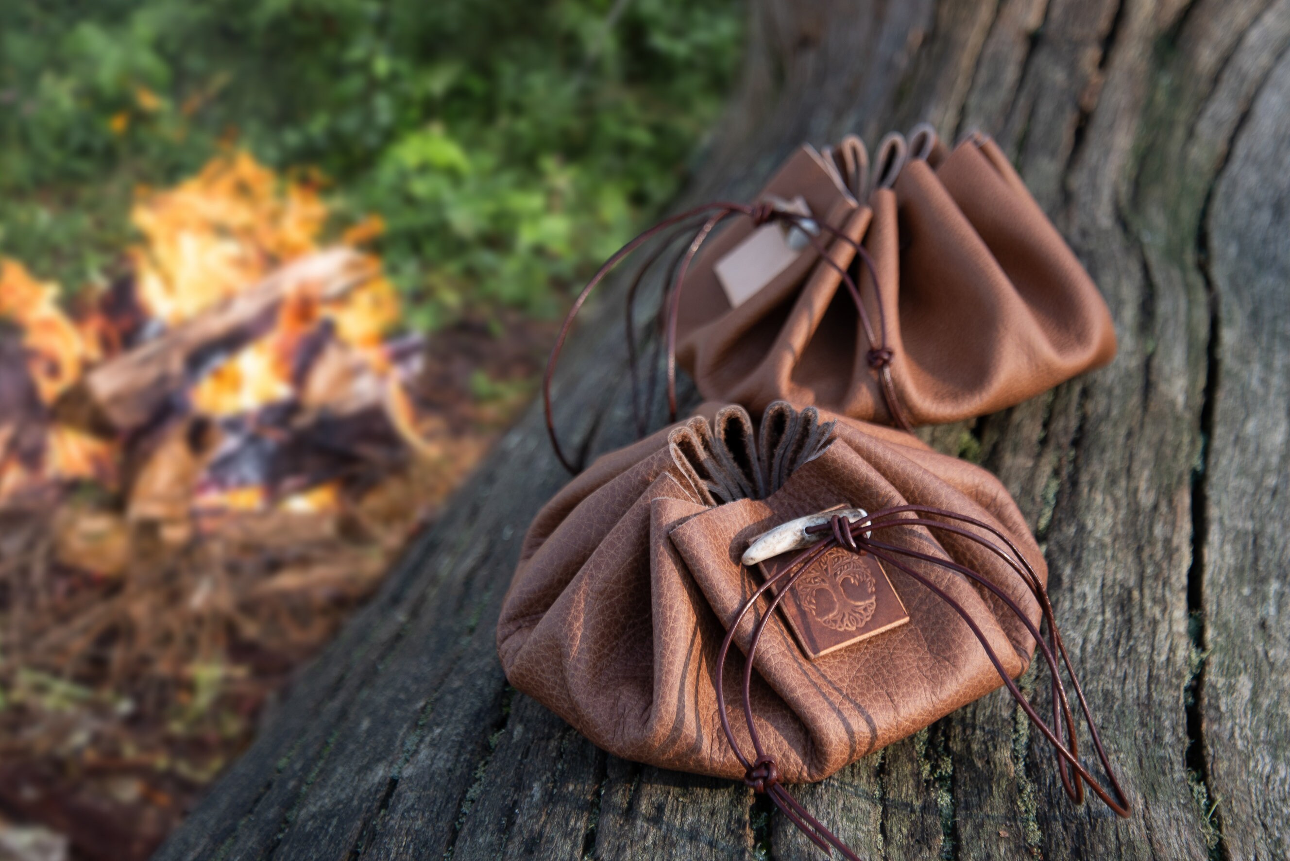 Large Leather Tinder Kit (Bushcraft) - Etsy.de