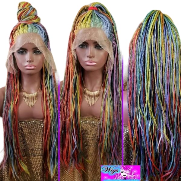 Colorful Wig - Etsy