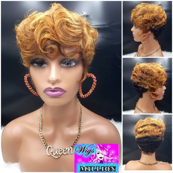 Finger Wave Wig With Part - Etsy