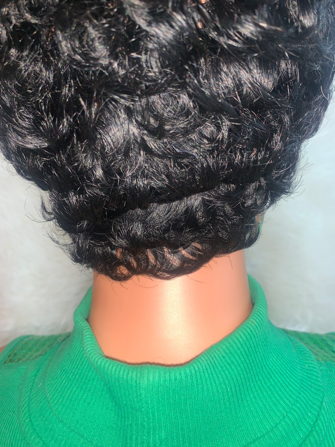 Vada Short Pixie Cut Wig 100% Persian Human Hair Glueless - Etsy