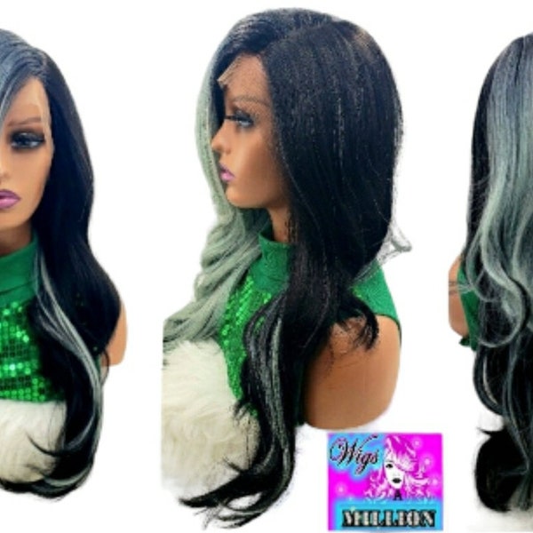 Two Tone Wig - Etsy