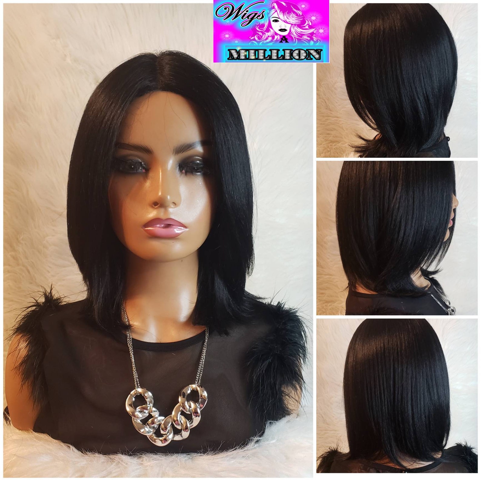 Roneisha Lace Part Heat Resistant Synthetic Wig Bob Wig - Etsy