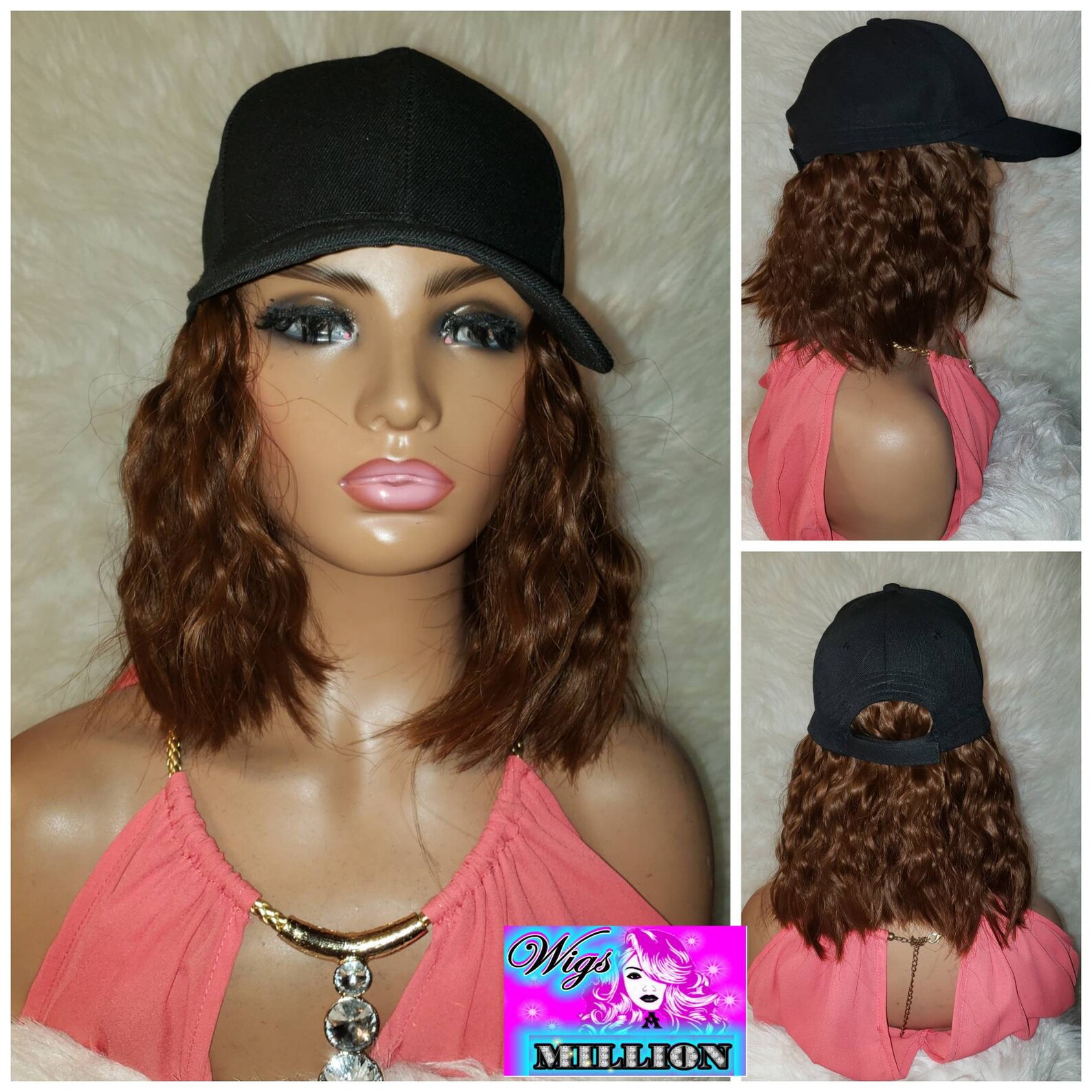 Tommy Baseball Cap Heat Resistant Wig 12 Inch Fitted - Etsy