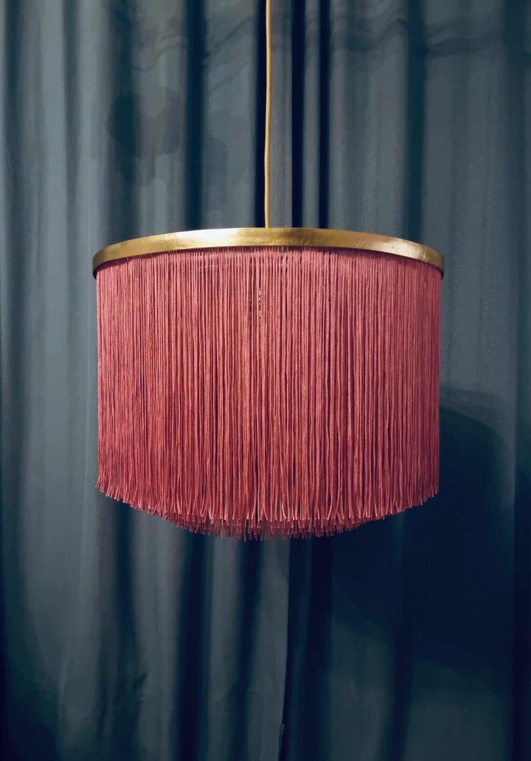 Fringe Pendant Ceiling Light, Boho Chic Fringe Pendant Light: Versatile ...