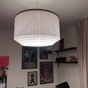 Fringe Pendant Ceiling Light, Boho Chic Fringe Pendant Light: Versatile ...