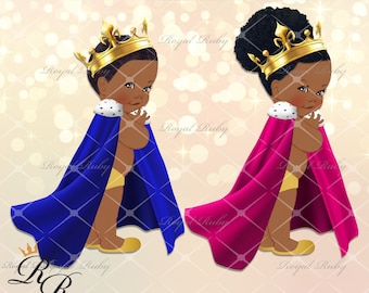 Mermaid Baby Girl Purple African American Baby Baby Shower - Etsy