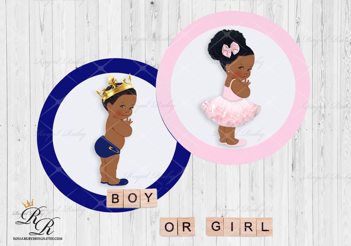 Baby Princess and Prince Afro Puff African American Baby - Etsy