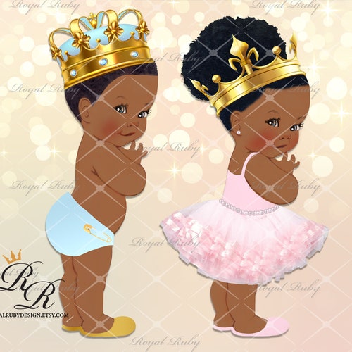 Baby Princess and Prince Cape Afro African American Baby - Etsy