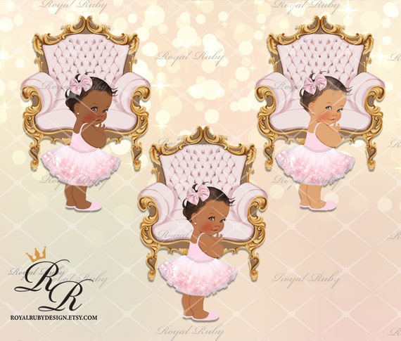 Baby shower decorations Clipart Instant download LG240 African American ...