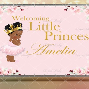 Pink Ballerina Baby Girl Afro Puffs Crown | African American Baby | 3 ...
