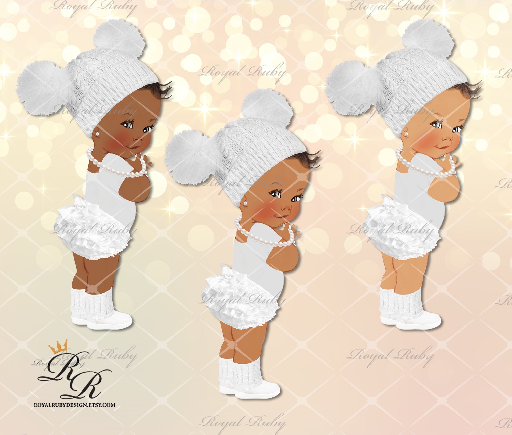 Baby Girl Winter Princess White It's Cold Outside | Etsy