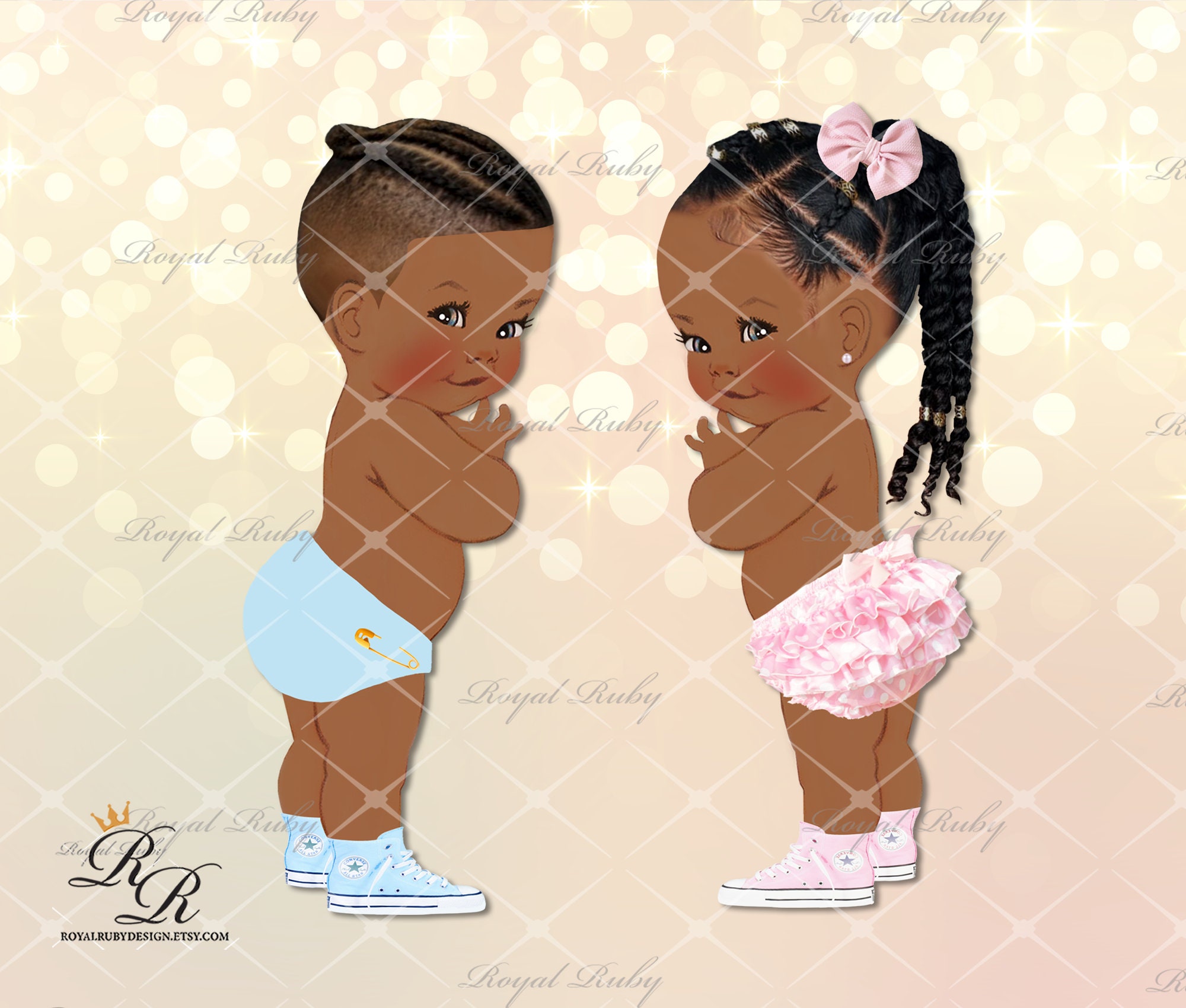 REVERSED Baby Boy Girl Afro Braids | African American Baby | Dark Skin ...