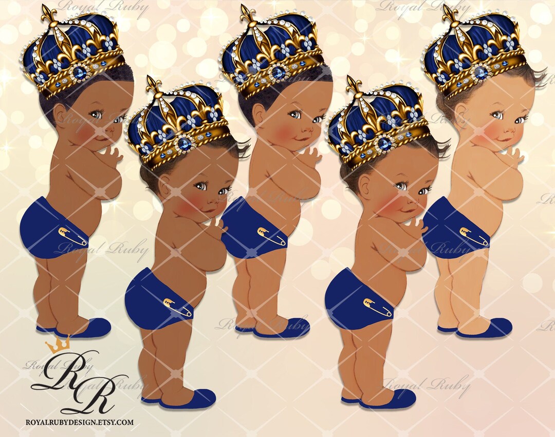 Royal Prince Blue Baby Boy L | Vintage African American Baby | 3 Skin ...