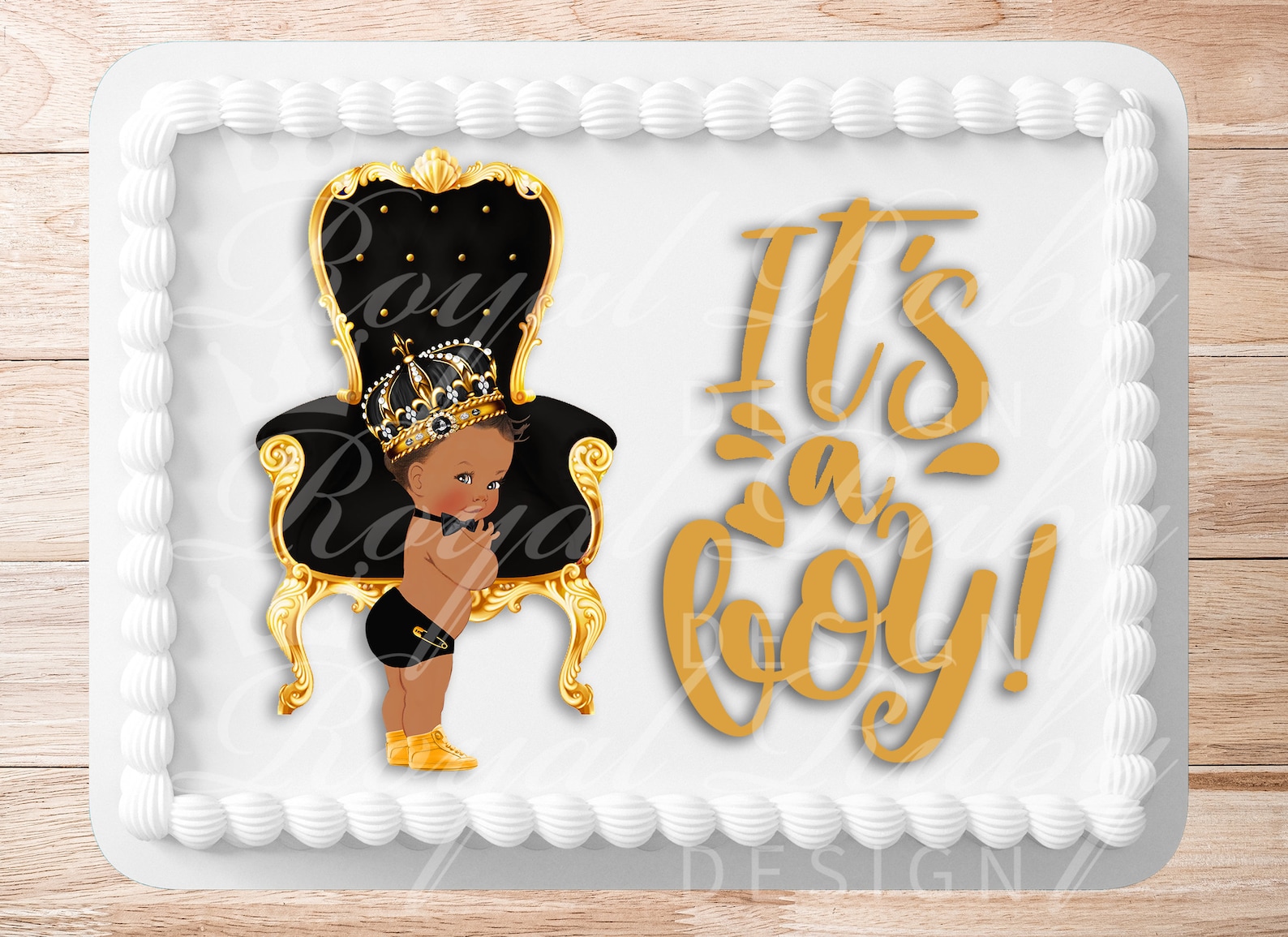 Royal Prince Baby Boy Black Gold Throne african American Baby - Etsy
