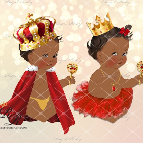Baby Princess and Prince Afro Puffs African American Baby - Etsy