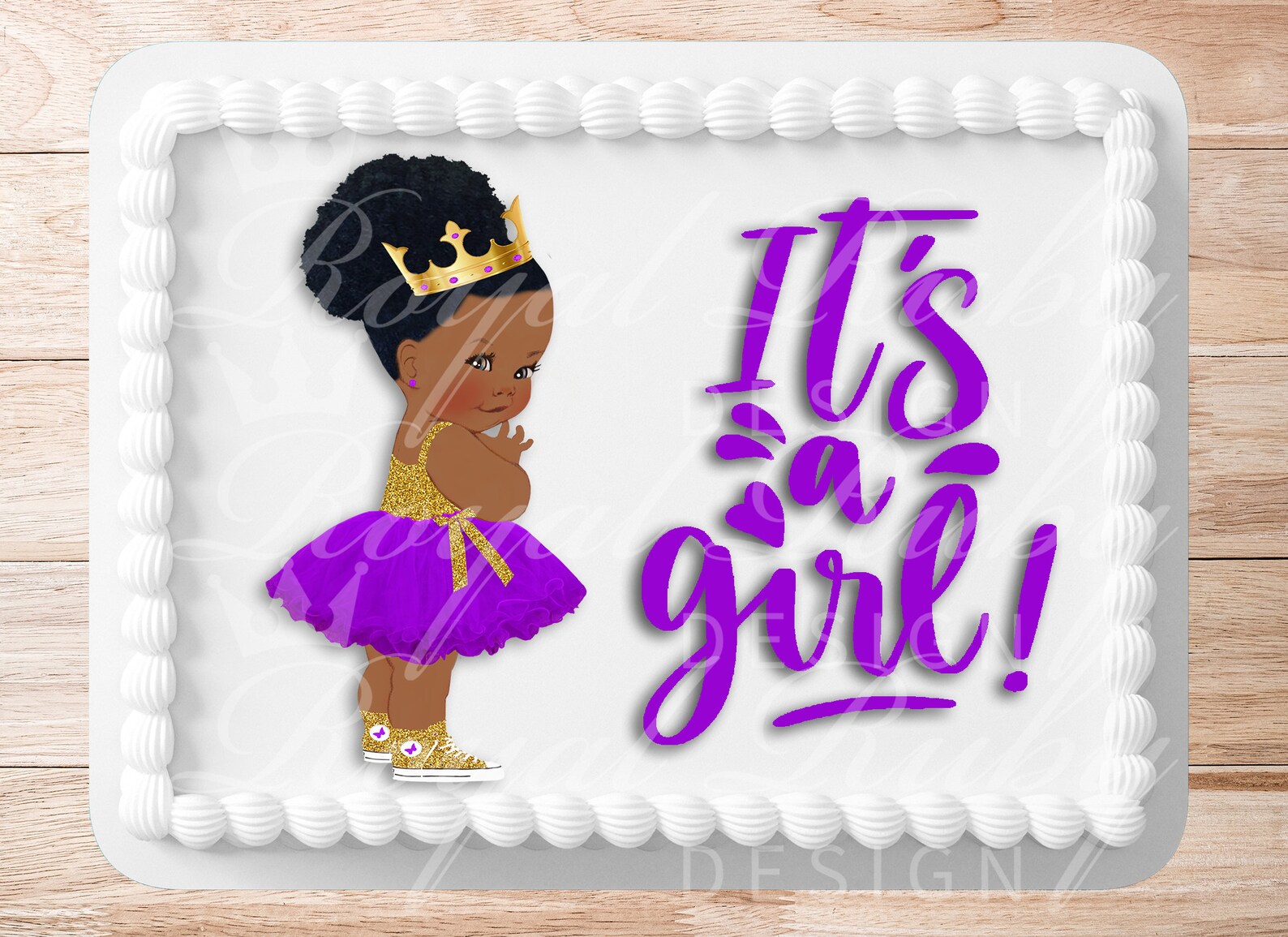 Royal Princess Purple Gold Baby Girl African American Baby - Etsy