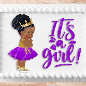 Royal Princess Purple Gold Baby Girl | African American Baby | 3 Skin ...