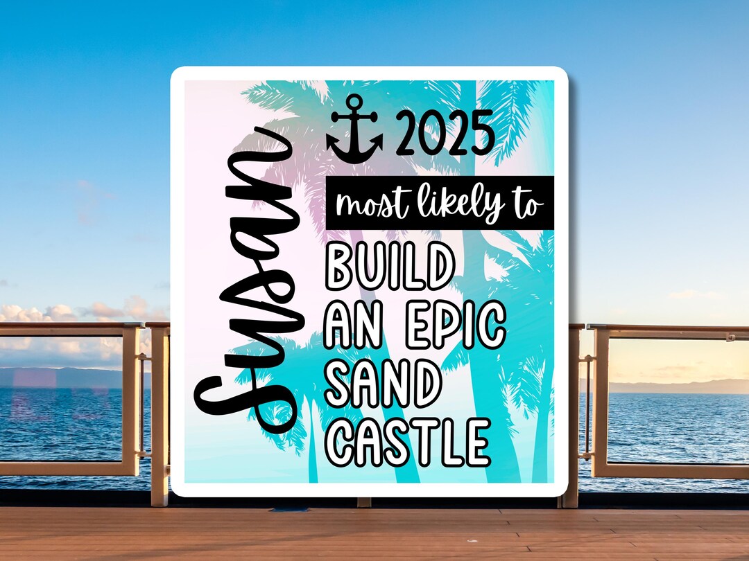 Funny Cruise Door Magnets Personalized, Most Likely to Cruise, Custom ...