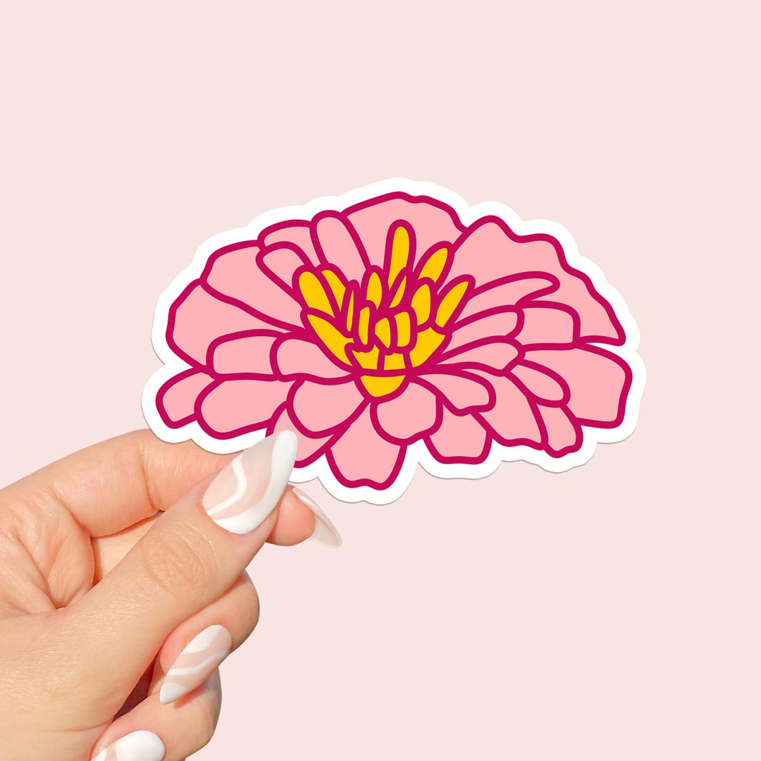 Personal Birth Flower Vinyl Sticker, Kindle Flowers, Birth Flower Decal ...