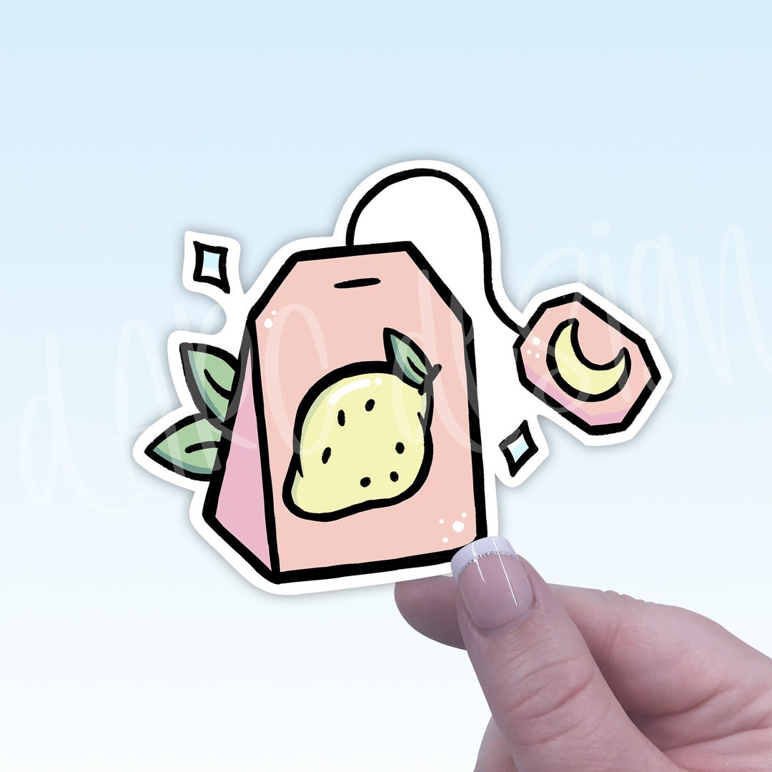 Lemon Balm Tea Vinyl Sticker - Etsy
